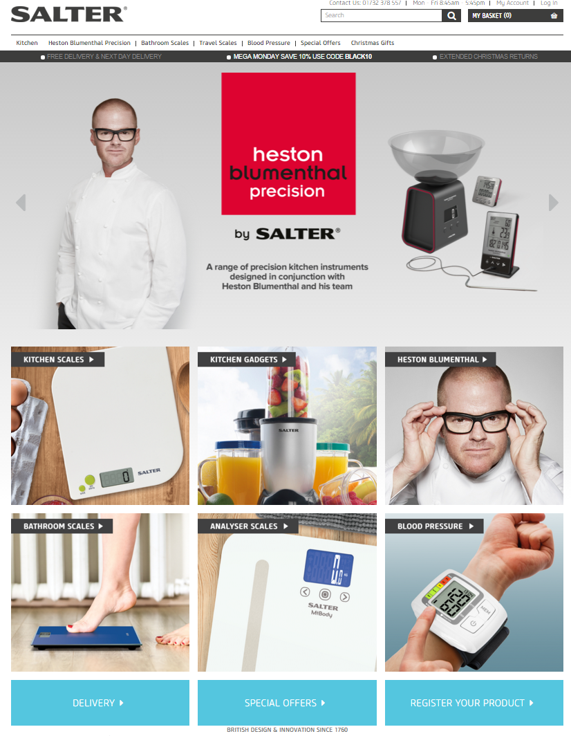 Salter launches new e-commerce website to increase sales of leading ...